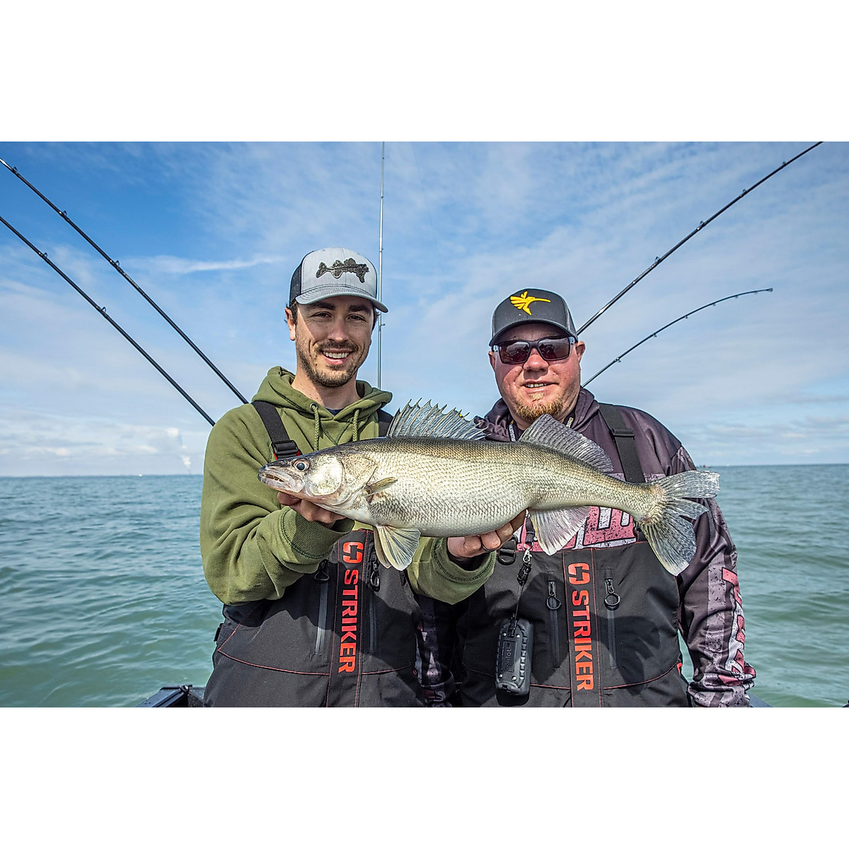 Northland Tackle Rumble Stick Fishing Lure, Freshwater Deep Diving Trolling Crankbait for Walleye, Perfect Lure for Any Kit, Silver Shiner, Size #5, 5", 5/8 Oz