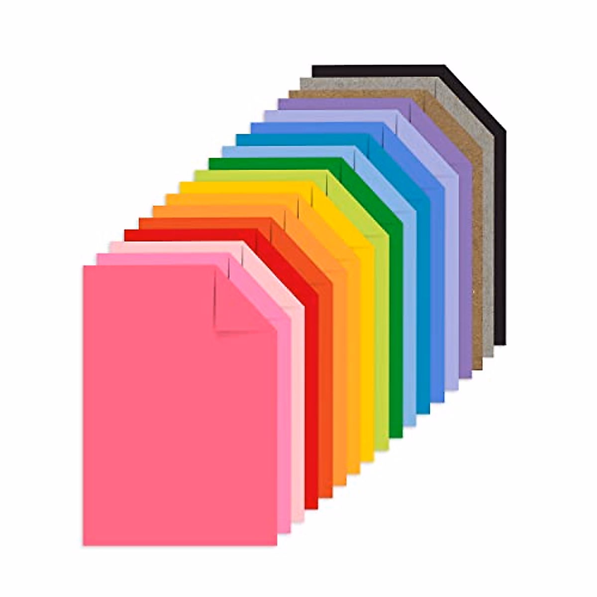 Neenah Astrodesigns/Creative Collection Starter Kit Cardstock, 4.5" x 6.5", 65 lb/176 GSM, 18-Color Assortment, 72 Sheets (46416-03)