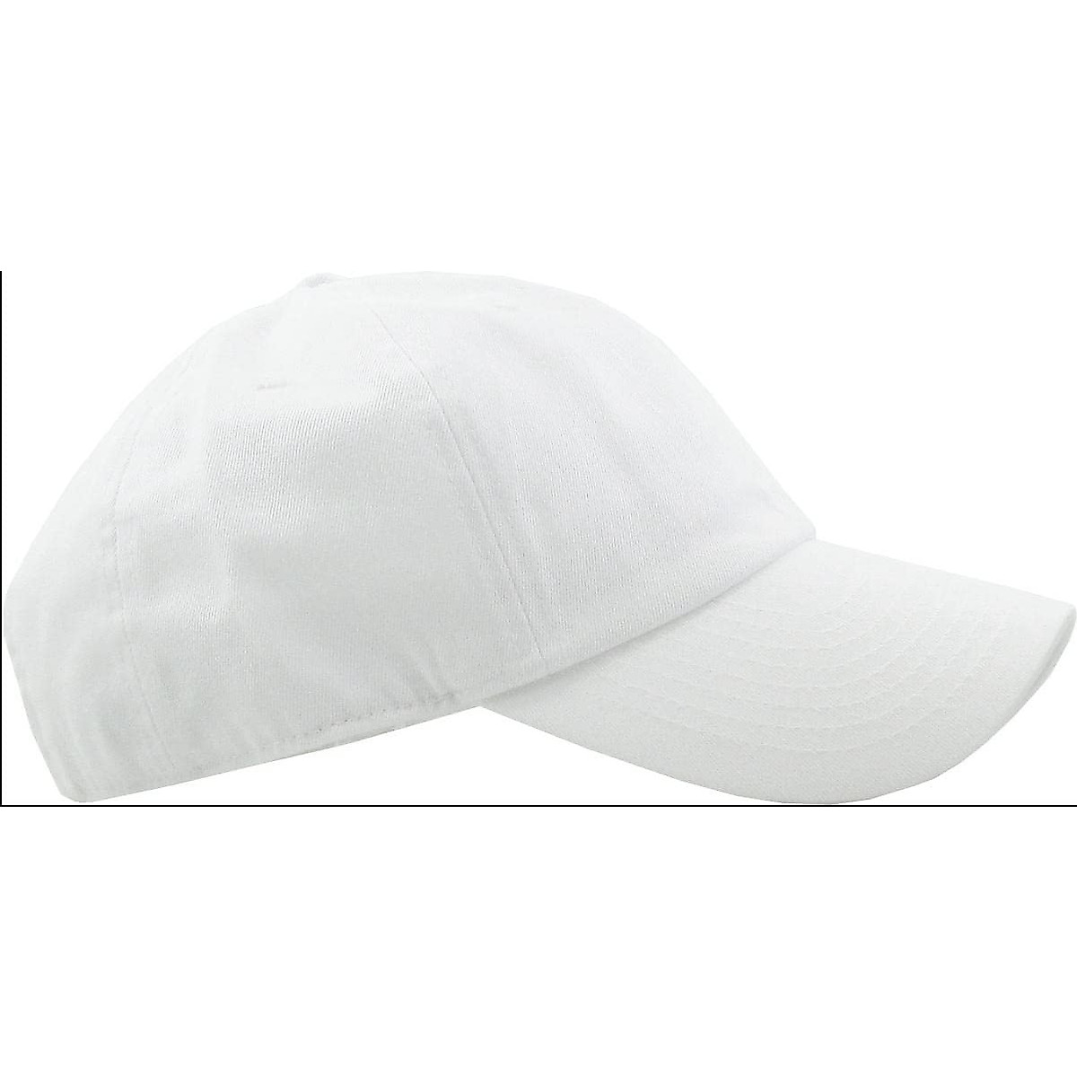 Premium Baseball Cap KB4006 / Custom Hats/Embroidery Hats/Monogram Hats (White), One Size-Large