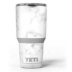 Design Skinz Slate Marble Surface V55 - Skin Decal Vinyl Wrap Kit Compatible with The Yeti Rambler Cooler Tumbler Cups