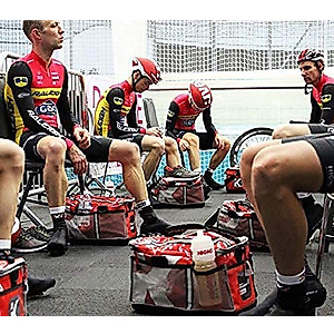 KITBRIX 3 Kit Bag Bundle - Gray, Red & Navy - Swimming, Cycling, Triathlon, Soccer, Gym, MMA, Running, Gym, Football, Soccer, Triathlon Transition, Obstacle Course Racing x3 Bag Set