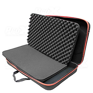 ProX XB-DJCM ZeroG Ultra Lightweight Hard Shell DJ Controller Strap Bag, For Pioneer DDJ-RX SX3 S1 and Numark Mixstream Pro Mixdeck, Pro Audio gear Storage