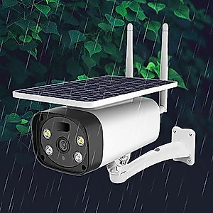 LUCKDANO Wireless Solar Security Camera, WiFi Full Color HD Night IP67 Waterproof Outdoor Surveillance Camera