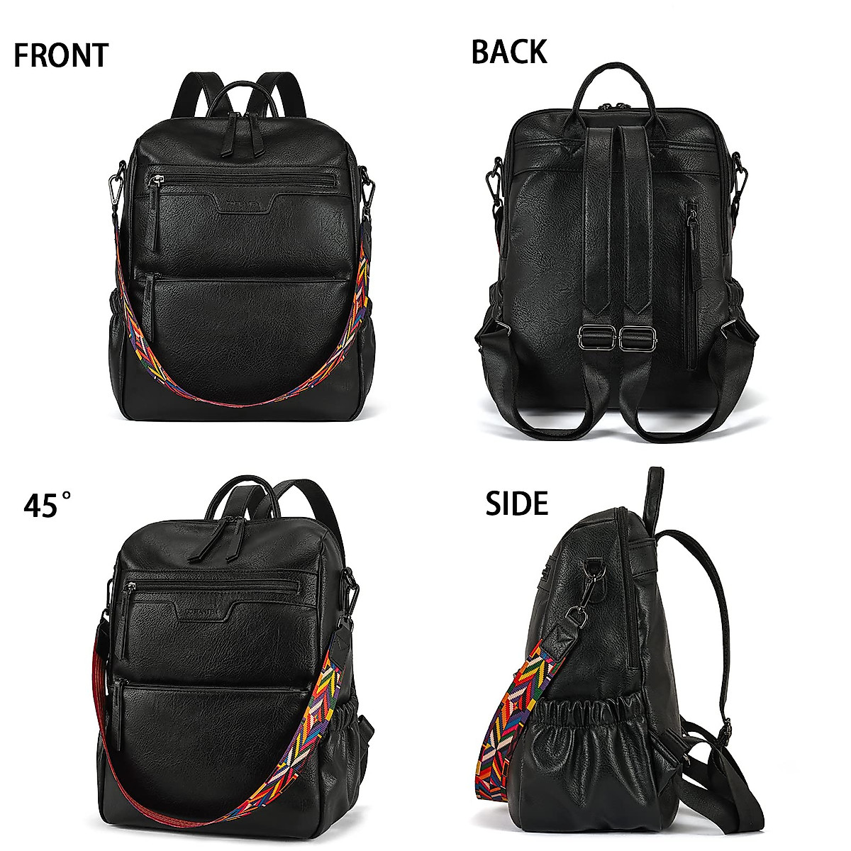 BOSTANTEN Small Wallet For Women ＆ Backpack for women