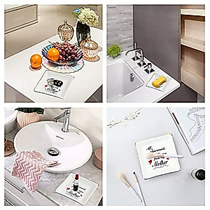 BLOCE Mother Gifts from Daughter- Ceramic Trinket Dish Ring Holder, Jewelry Tray with White Gift Bag, Golden Edged Jewelry Holder Gifts for Mother's Day