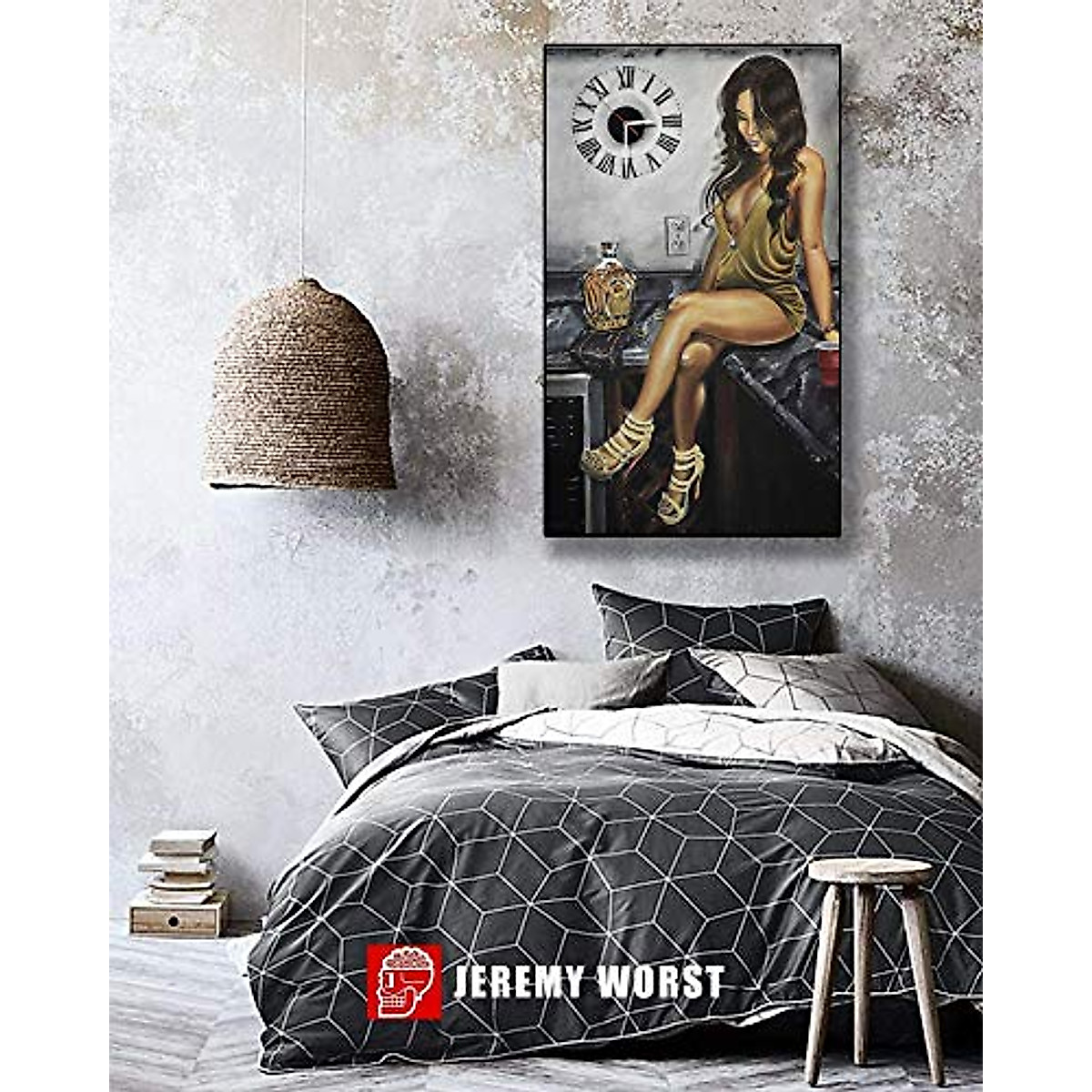 JEREMY WORST "Layer Cake" Whiskey Tequila Marlboro Gun Ready Poster Wall Art Or Canvas Print gifts Movie Daniel Craig bottle sign Shirt nokia phone hang
