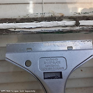 ALLWAY WSB10 Replacement Scraper Blades with Dispenser, 4", 10 Pack