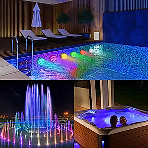 YiaMia 12 Upgraded Rubber Suction Cups for Submersible Lights Pool Lights Pond Lights, Hookless, 0.94inch for Home Decor and Organization