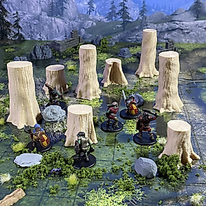 Extruded Gaming Beech Trees Set 2