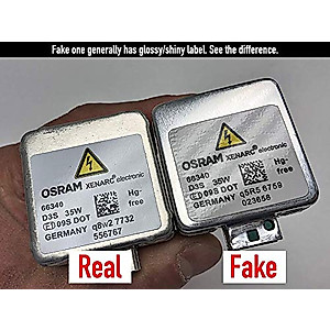 OSRAM XENARC OEM 4300K D3S HID XENON Headlight bulb 35W 66340 by ALI w/11 digit Security Label - Made in Germany (Pack of 1)