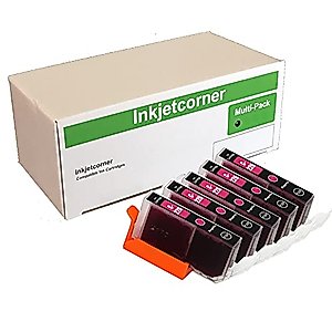 Inkjetcorner Compatible Ink Cartridges Replacement for CLI-226 for use with iX6520 MG5120 MG5220 MG5320 MX882 MX892 MG6120 MG6220 MG8120 MG8220 (Magenta, 5-Pack)