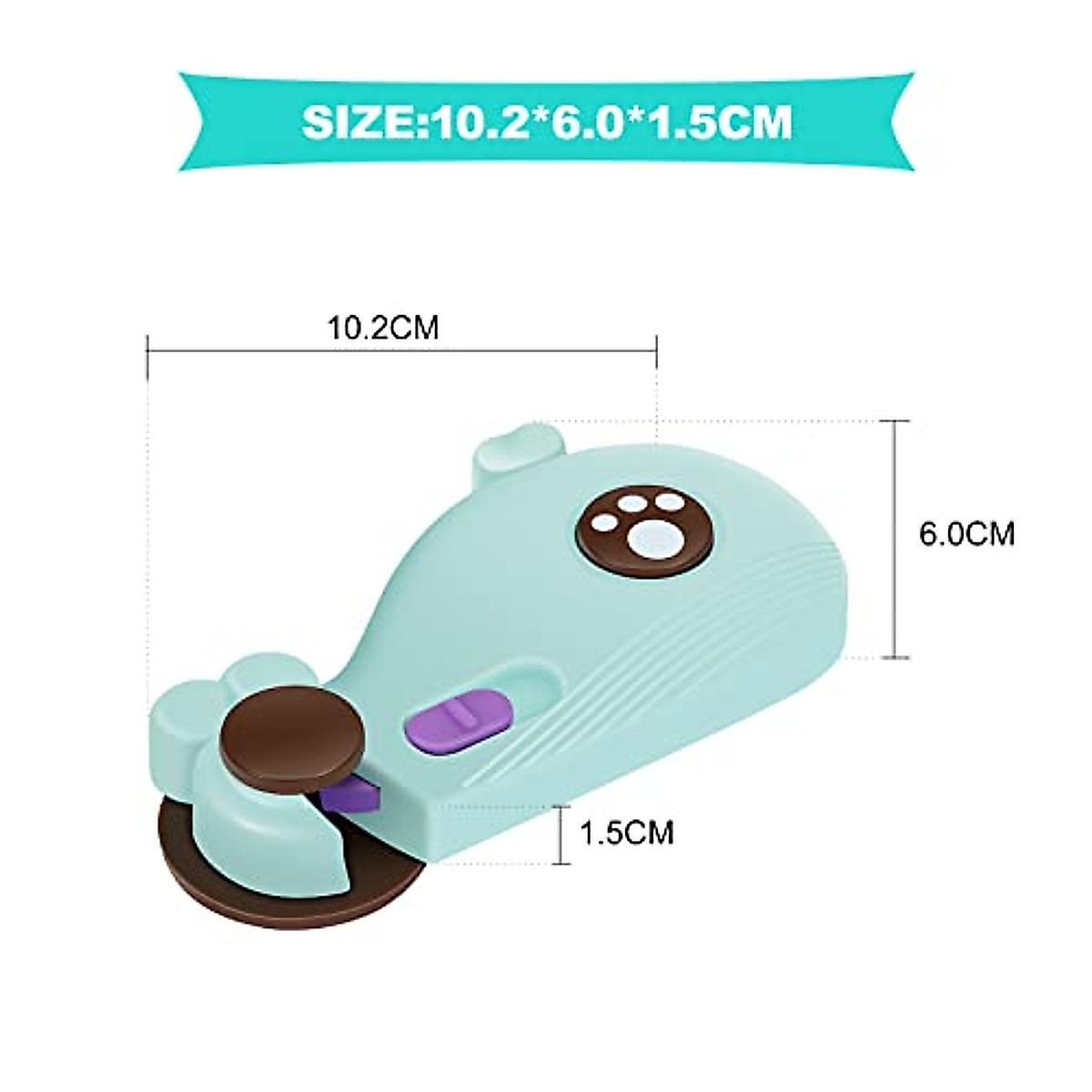 Cabinet Locks for Babies, 2 Pack Cabinet Locks, Child Proof Cabinet latches, 3M Adhesive Child Safety Locks for Doors,Fits Perfectly for Locking Cabinets,Doors, Drawers,Refrigerator,Windows