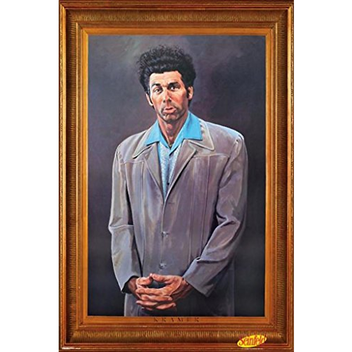 The Kramer Portrait Seinfeld Faux Frame TV Cool Wall Decor Art Print Poster 24x36