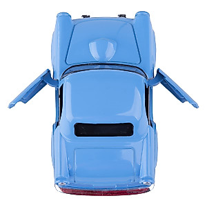 Berry President Die Cast Metal Model Car, 1:38 Pullback Toy Vehicle with Opening Doors, Vintage Classic Car Toys for Kids and Adults (Blue)