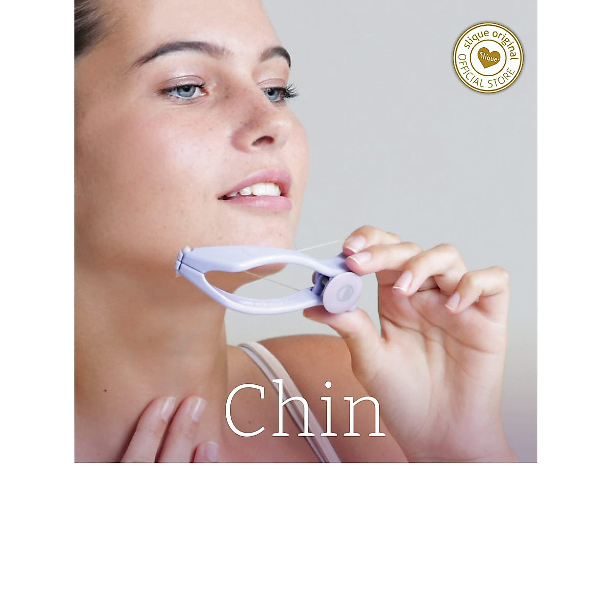 Slique Eyebrow Face and Body Hair Threading and Removal System. Amazing at home quick and painless hair removal system using the ancient technique of Threading to remove ALL unwanted facial hair.