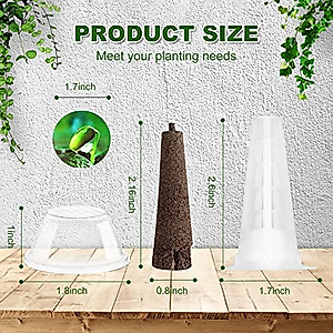 120 Pcs Seed Pod Kit,Plant Germination Kits,Hydroponics Garden Accessories for Hydroponic Growing System, Grow Anything Kit with 30 Grow Sponges, 30 Grow Baskets,30 Pod Labels, 30 Grow Domes (120Pcs)