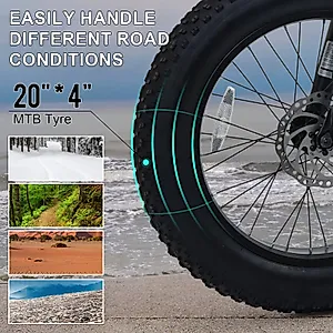 NOPAARD Folding Electric Bikes for Adults, 20" x 4" Fat Tire 500W (Peak 750W) Adults Electric Bicycles 40 Miles 20MPH with 48V Hidden Li-ion Battery, LCD Display, Air Saddle, UL2849, Matte Black