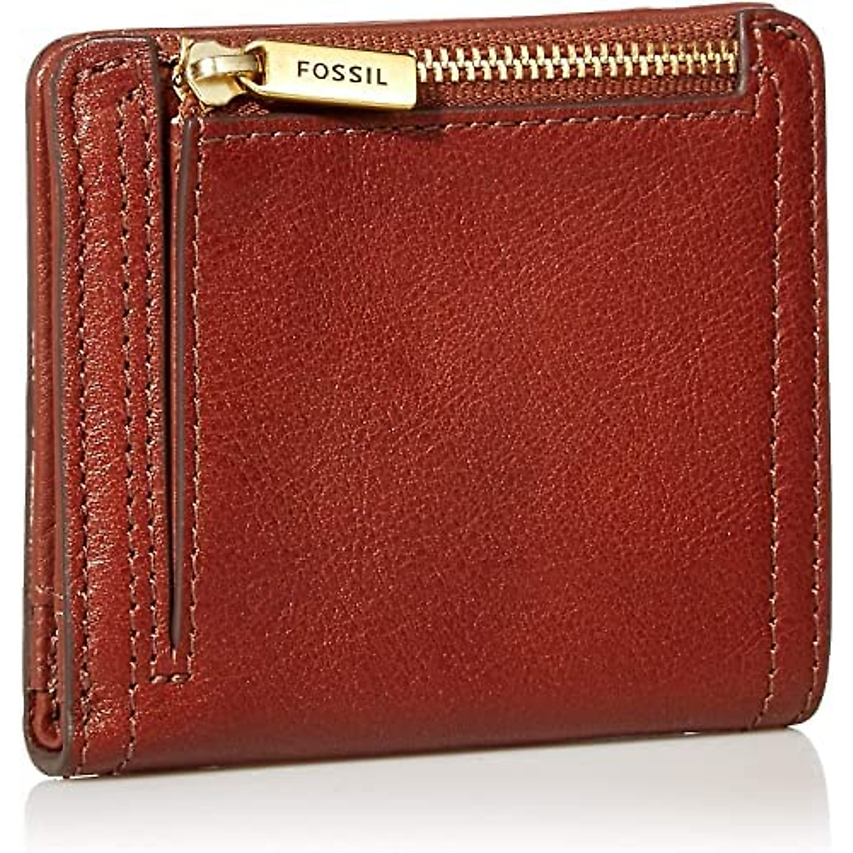 Fossil Women's Logan Leather Wallet RFID Blocking Small Bifold, Brown (Model: SL7829200)