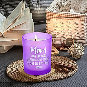 Gifts for Mom, HOTIOGA Mom Gifts from Daughter and Son Funny Scented Candles Mother Presents for Christmas Mothers Day Birthday Thanksgiving