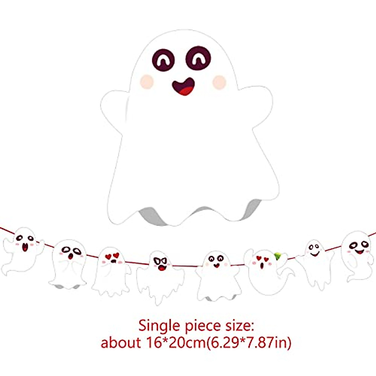 Halloween Party Favors Halloween Decor Halloween Decoration Flag Pulling Mall Bar KTV Kindergarten Halloween Decoration Supplies Layout Boxing Day Christmas Eve