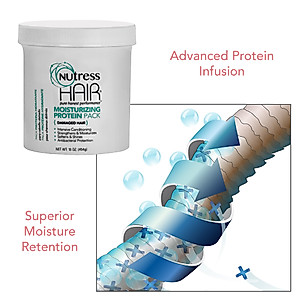 Nutress Hair One-Step Protein Treatment for Damaged Hair 16 oz.