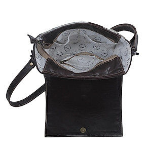 Myra Bag Teal Flowers Concealed Bag S-3979