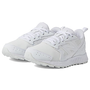 New Balance Kid's Fresh Foam 650 V1 Lace-up Running Shoe, White/White, 6.5 Wide Big Kid