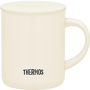 Thermos JDG-451C MWH Vacuum Insulated Mug, 15.2 fl oz (450 ml), Milk White