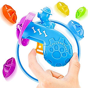 GB4 Cat Fetch Toy - Cat Tracks Cat Toy - Fun Levels of Interactive Play -Cat Toys with 5 Colors Flying Propellers Satisfies Kitty's Hunting, Chasing & Exercising Needs (1PC)