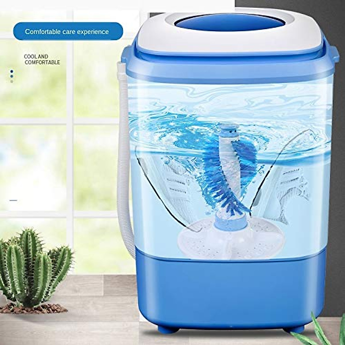 ZLXDP Small Household Laundry Wash Shoes Machine Three Washing Machine This Product Has Shoe Washing with Laundry Easily Convert Function