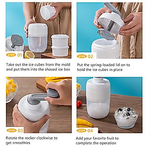 INSTITIZER 3Pcs Ice Molds for Shaved Ice Machine