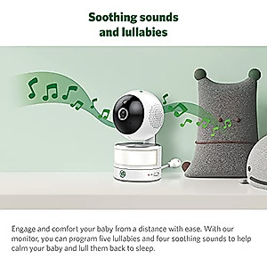 LeapFrog LF920HD Color Night Vision Video Monitor, 7" HD Display, 360 Pan Tilt, Night Light, Temp & Humidity Sensor, Up to 15Hrs Video Time, Range Up to 1000ft, Secure Transmission