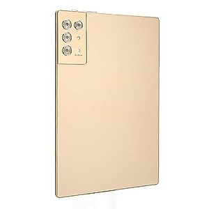 DAUZ FHD Tablet, Gold 8MP Front 16MP Rear Tablet 100-240V 2.4G 5G WiFi for Kids Entertainment for Android 12 (US Plug)
