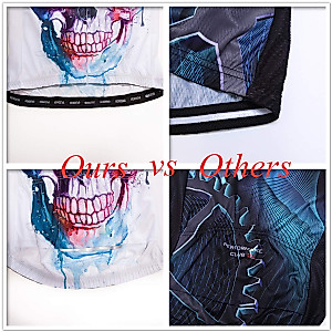 Men's Cycling Jerseys Wolf Print Bicycle Shirts Summer Road Bike Clothes Quick Dry Breathable