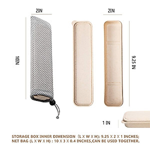 travel silverware case Portable，Travel Tableware Storage Box,utensil case for lunch bag，Flatware Chopsticks Spoon Fork Storage Box