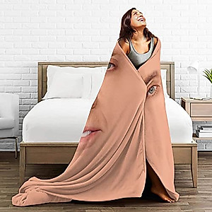 Nicolas Funny Blanket Lightweight Luxury Throw Blanket Fannel Fleece Microfiber Plush Bed Blanket Super Soft Blanket for All Season 3D Print Design 50"x40"