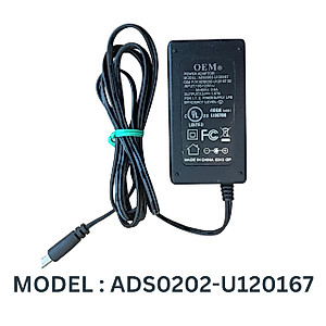 Buck Cisco ADS0202-U120167(U) OEM 20W Replacement AC Power Adapter for AT&T Uverse Cable Box ISB7000 / ISB7005, Cisco IP Phones 8800, 9900, and Wireless IP Phone 8821-12V 0.6A Output