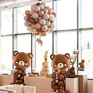 Bear Balloons Teddy Bear Baby Shower Decorations We Can Bearly Wait Bear Theme Birthday Party Supplies 4 Pcs