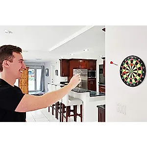 Magnetic Dart Board Game – 12pcs – Best Kids Magnetic Darts Boys Toys Gifts Indoor Outdoor Games for Family and Friends – Safe Dart Game Set for All Ages 5 6 7 8 9 10 11 12 Year Old Kids and Adults