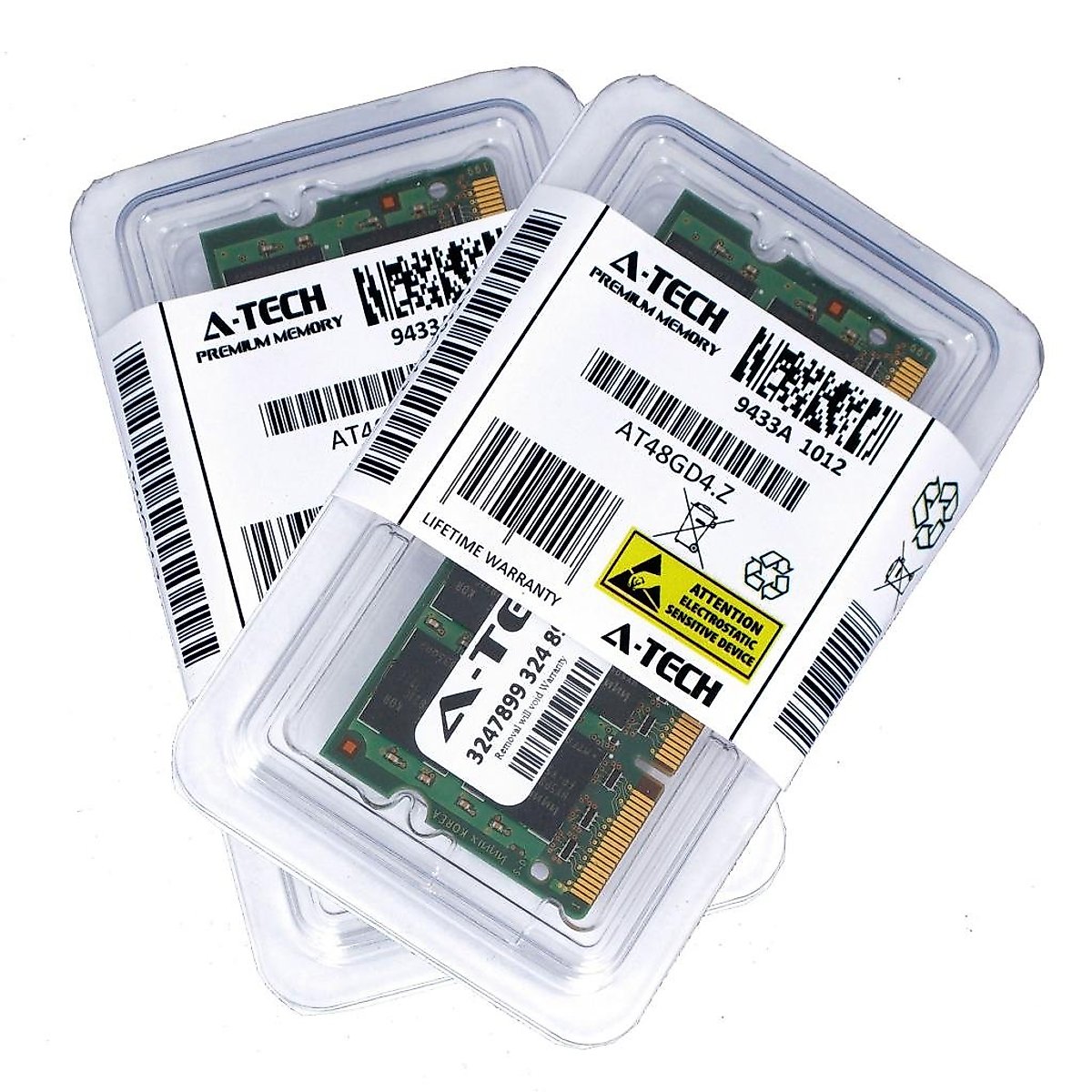 A-Tech 2GB Kit (2X 1GB) DDR2 533MHz PC2-4200 200-pin SODIMM Laptop Notebook Computer Memory RAM Modules