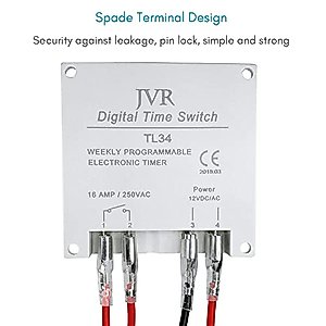 12V Timer Switch - Programmable, DC/AC/Solar Battery Powered | 12 Volt Timer Relay