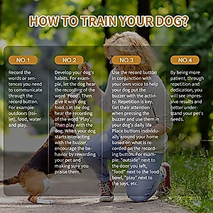 FRQNTKPA 8 Color Voice Recording Button, Dog Buttons for Communication Pet Training Buzzer, 30 Second Record & Playback, Funny Gift for Study Office Home - 8 Color Packs