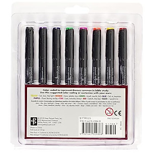 Bible Micro-Line Color Pens (8-piece Set)