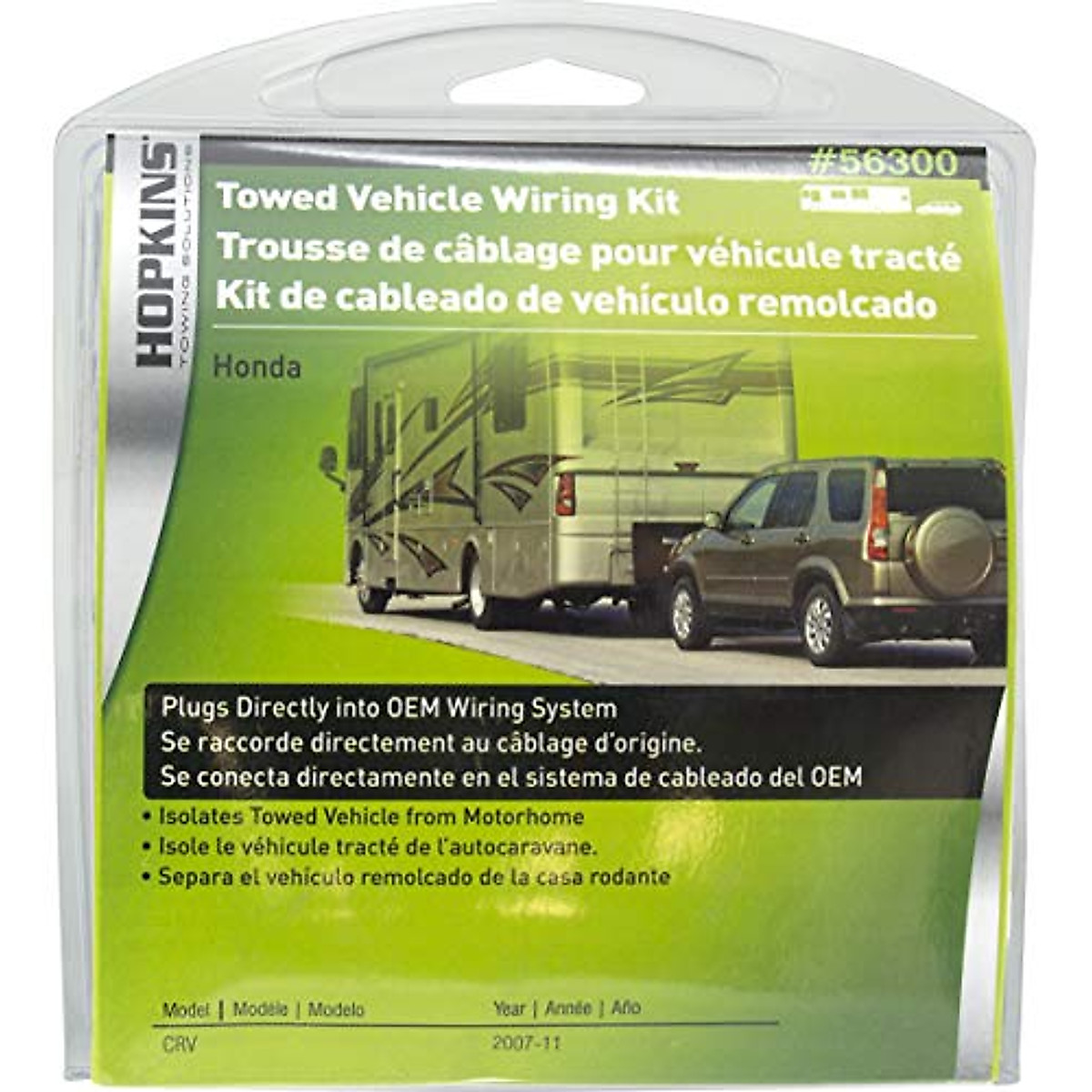 Hopkins 56300 Plug-In Simple Towed Vehicle Wiring Kit