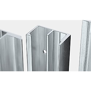 Hovr Solutions 47" (4-Feet) Aluminum Floating Shelf Bracket System, 300LB Load Capacity, Professional T6 Aircraft-Grade Aluminum, One Pack