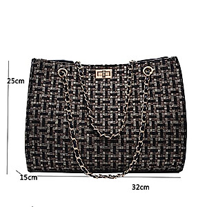 YOUYIS Women Pu Leather Chain Women Shoulder Bag Large Capacity Ladies Crossbody Bags For Women Messenger Bags