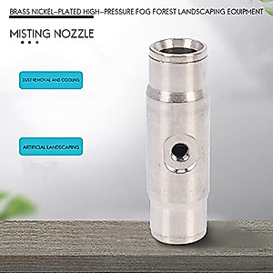 Padyrytu Brass Slip Connector for Misting System,3/8 inch Connector, 1000 PSI Rated, 10Pcs in one Package(Single Spray)