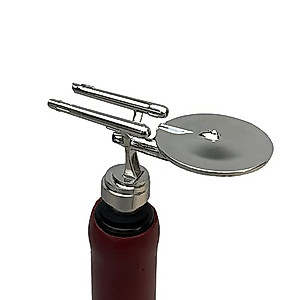 Factory Entertainment Star Trek - The Original Series USS Enterprise Bottle Stopper, Silver