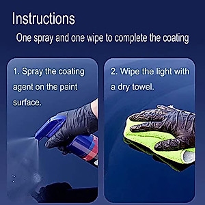 Ceramic Car Coating Spray, 1000ml, 3 in 1 High Protection Quick Car Coating Spray, Ceramic car Wax Polish Spray, Plastic Parts Refurbish Agent, Quick Detail Spray for Cars