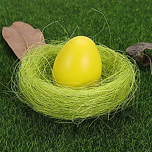 SOIMISS 6pcs Easter Party Supplies Nests Easter Table Decorations Simulation Birds Nest Natural Ornaments Decorative Easter Nest Garden Artificial Nest Moss Bird Nest The Bird's Nest Chick